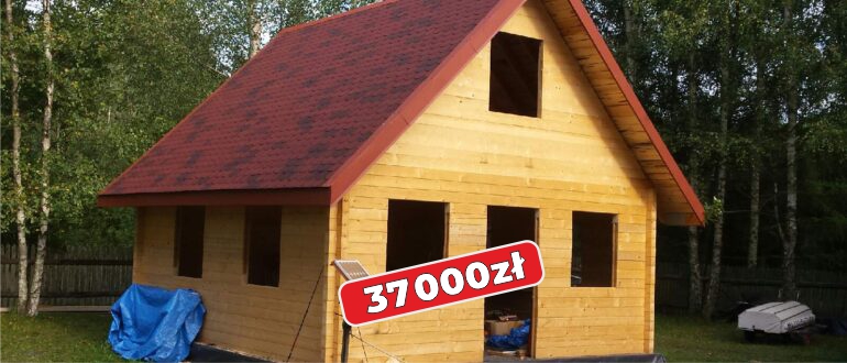 DOM z BALA 13×20 cm. Materiał na dom 34 + 34 m2 – 37000 zł na ...